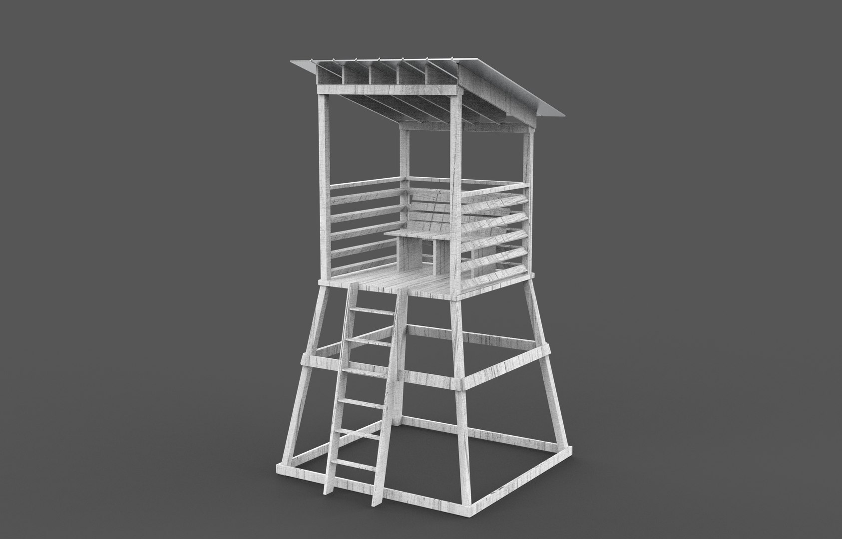 Wooden Lifeguard Station 3D Model 3D Model - TurboSquid 2344402