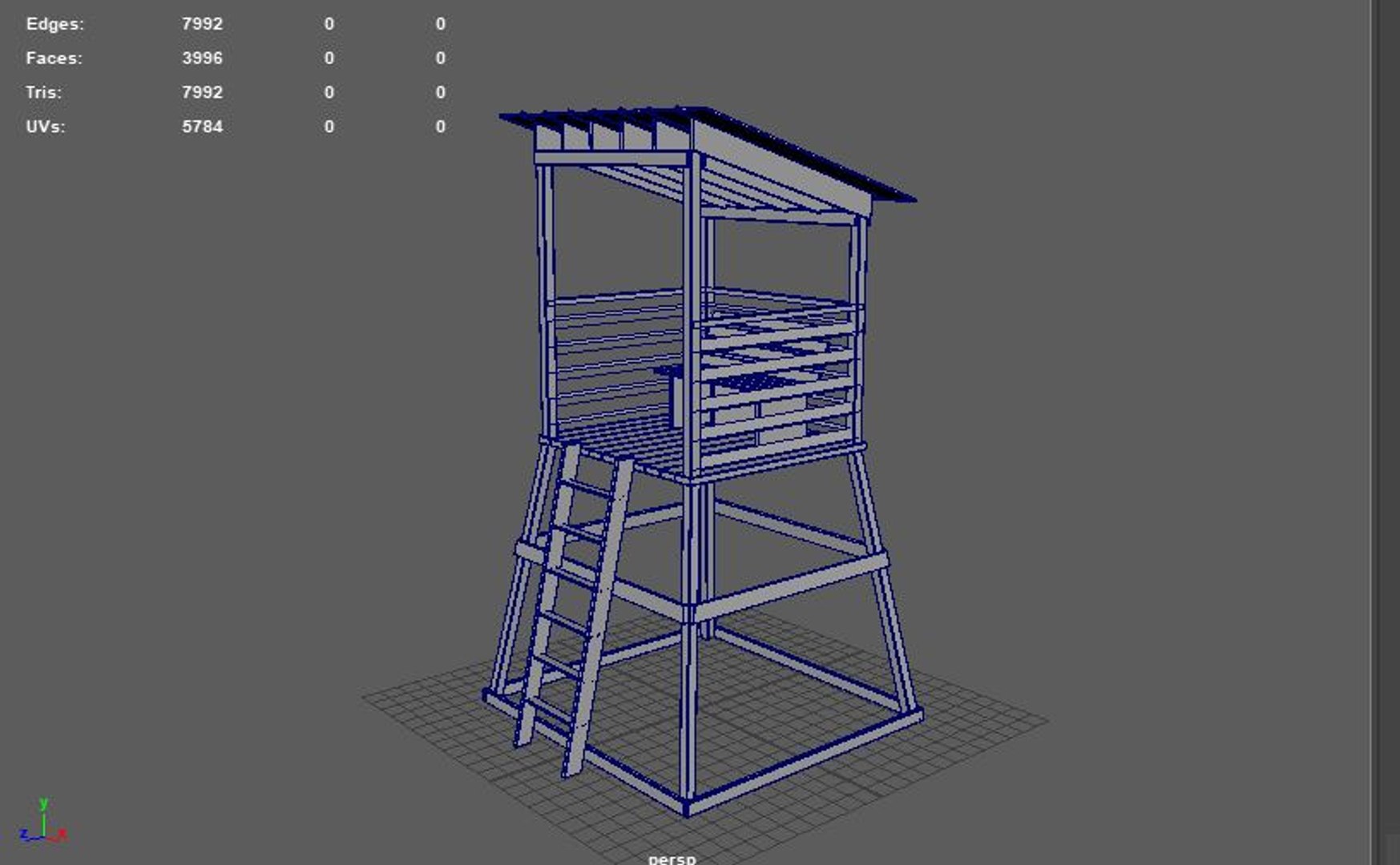 Wooden Lifeguard Station 3D Model 3D Model - TurboSquid 2344402