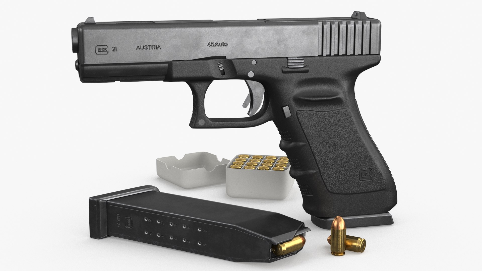 Glock 21 3d model 3D model - TurboSquid 1824687