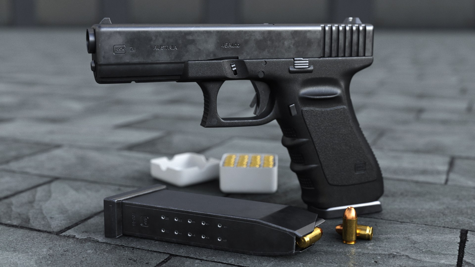Glock 21 3d model 3D model - TurboSquid 1824687