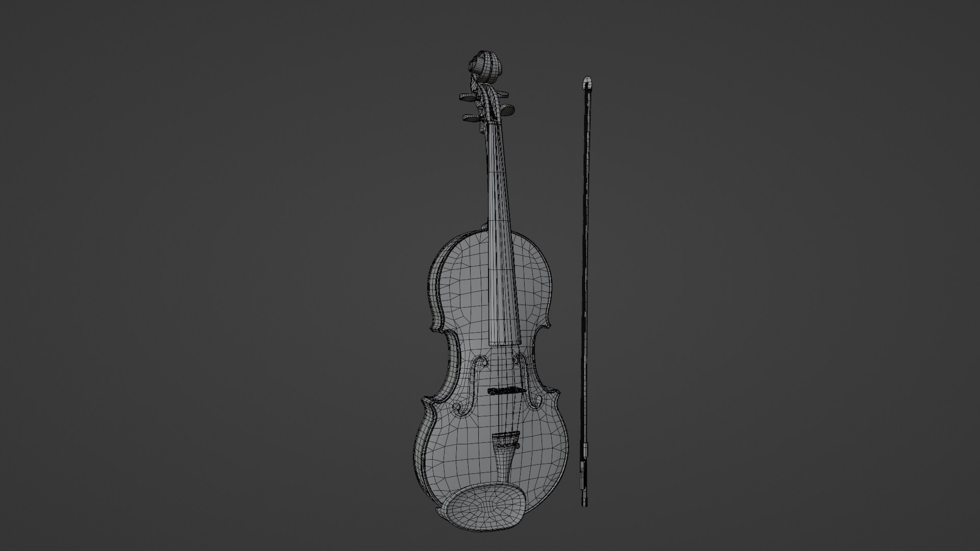 3D Violin Model - TurboSquid 2132733