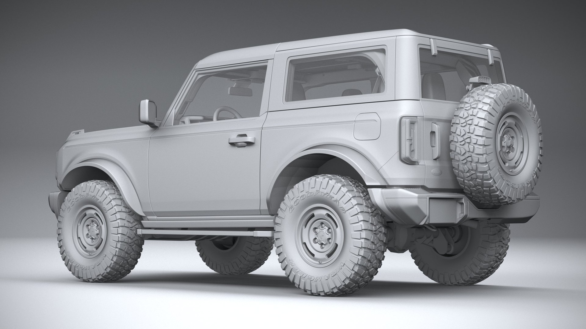 Ford Bronco Heritage Edition 2door 2023 3D - TurboSquid 1952086