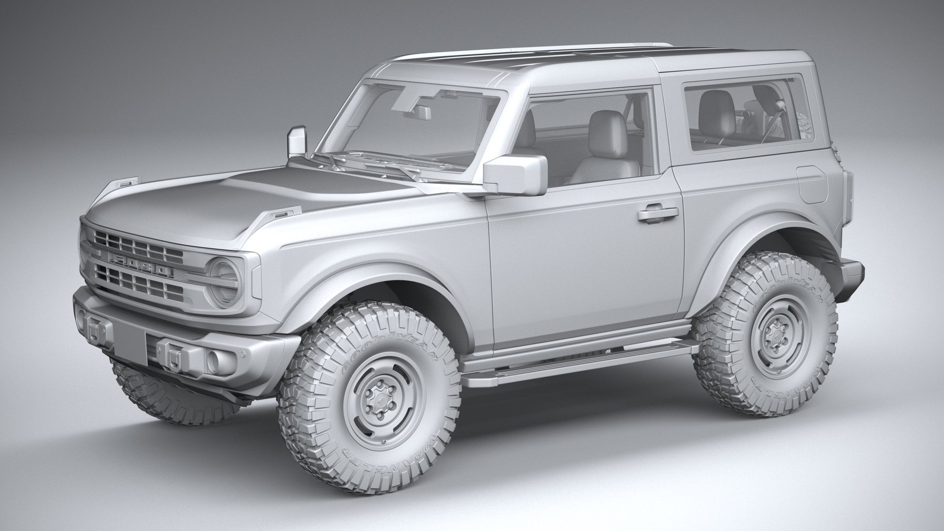 Ford Bronco Heritage Edition 2door 2023 3D - TurboSquid 1952086