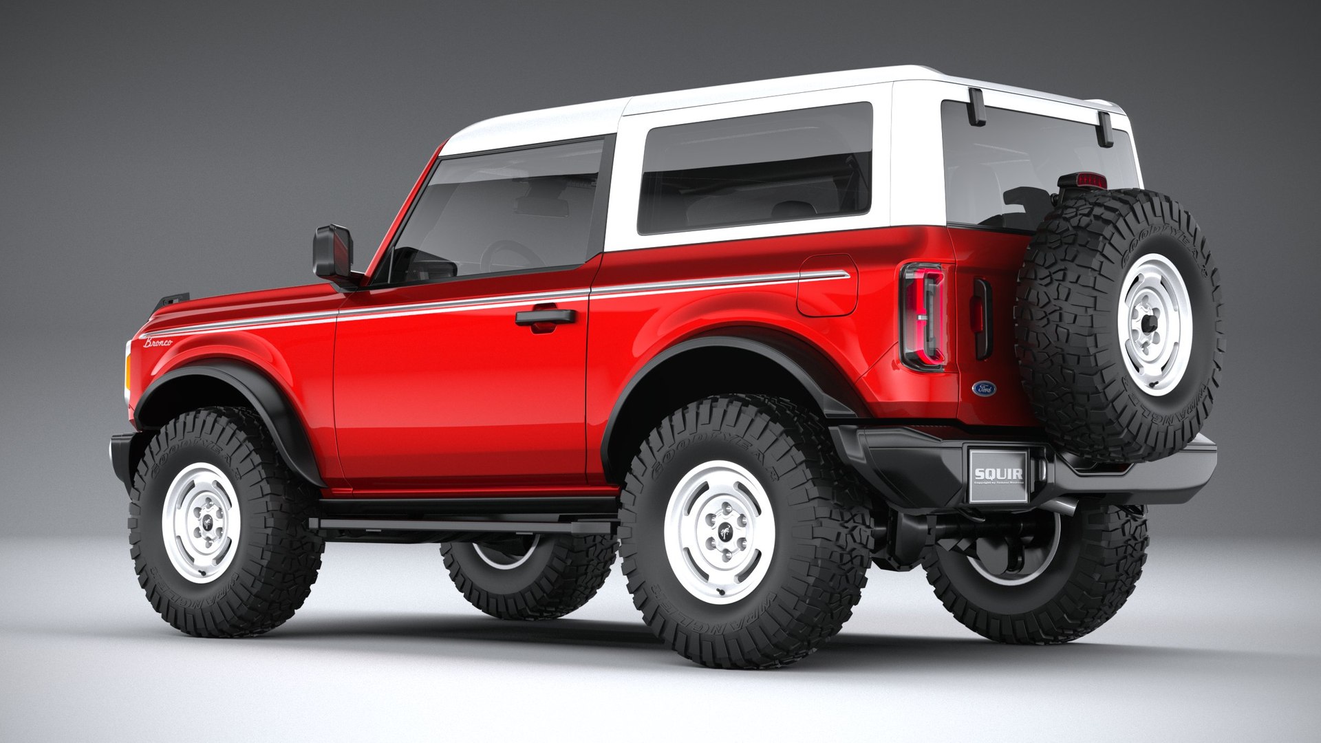 Ford Bronco Heritage Edition 2door 2023 3D - TurboSquid 1952086