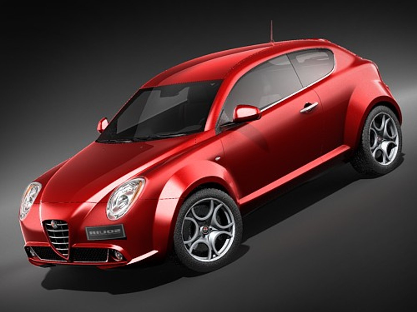 3d Model Alfa Romeo Mito 2009