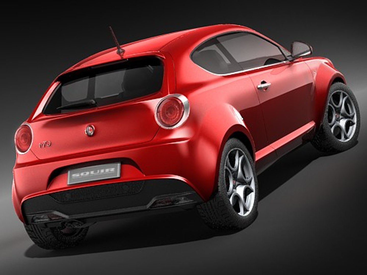 3d Model Alfa Romeo Mito 2009