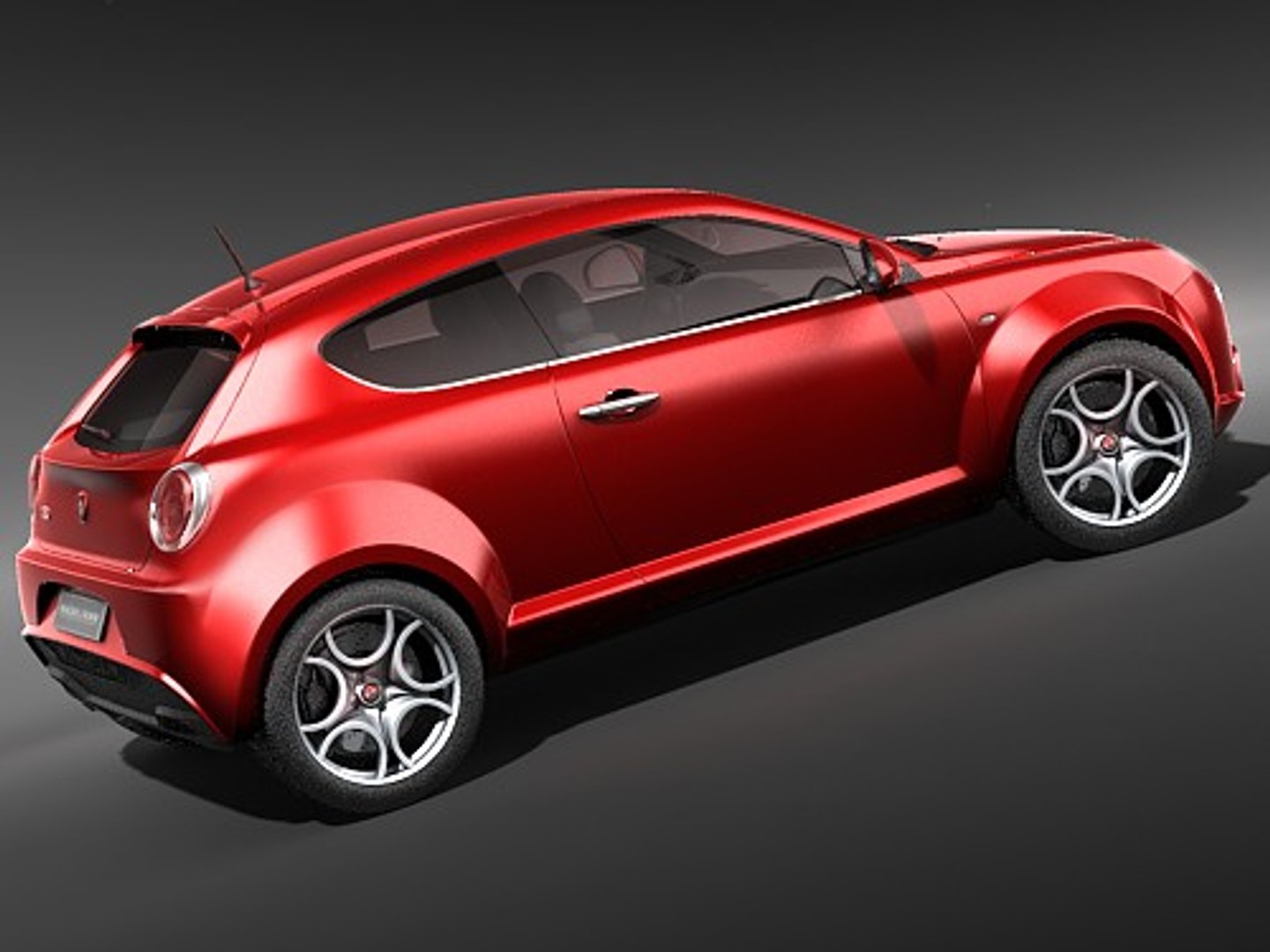 3d Model Alfa Romeo Mito 2009