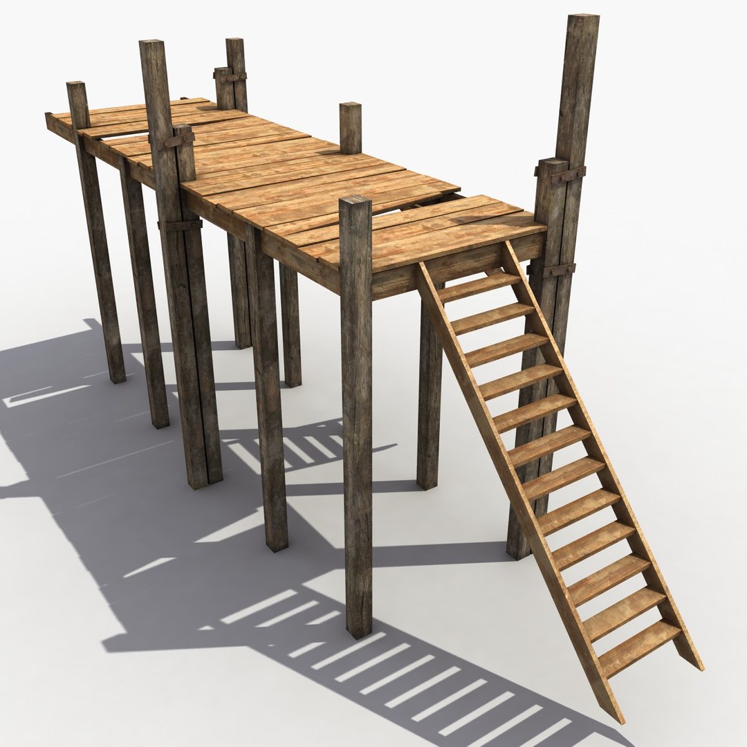 Pier Modeled 3d Model