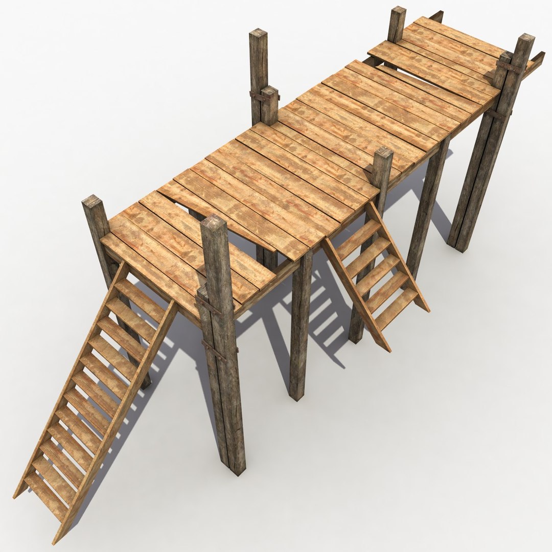 Pier Modeled 3d Model