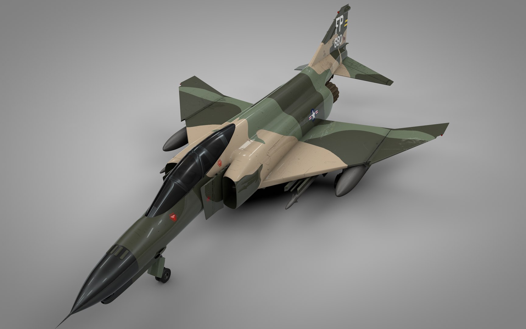 3D mcdonnell douglas f-4 - TurboSquid 1671834