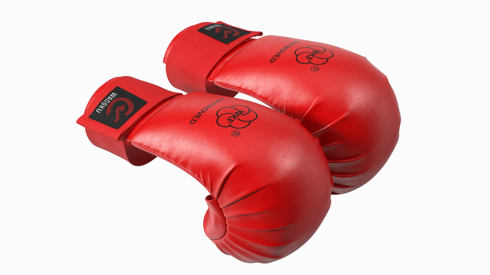 3D Karate Gloves WKF Red - TurboSquid 2144499
