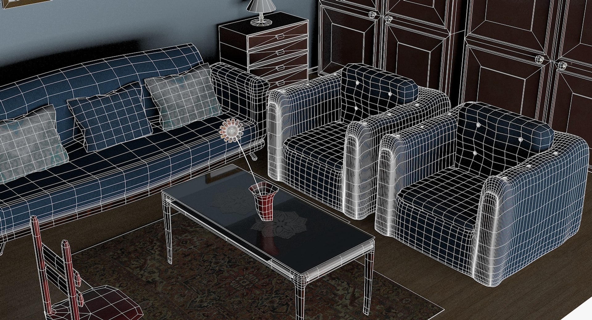 Simple Room Interior Model - TurboSquid 1311248