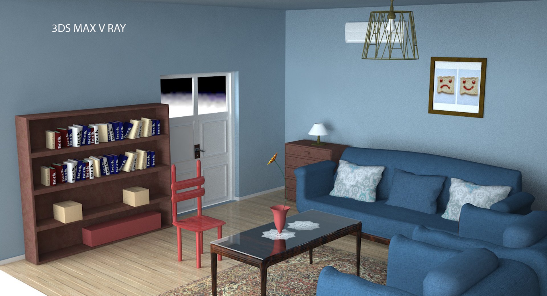 Simple Room Interior Model - TurboSquid 1311248