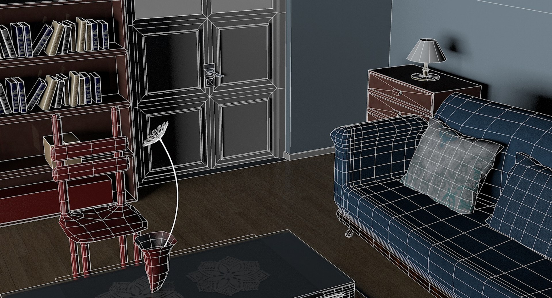 Simple Room Interior Model - TurboSquid 1311248