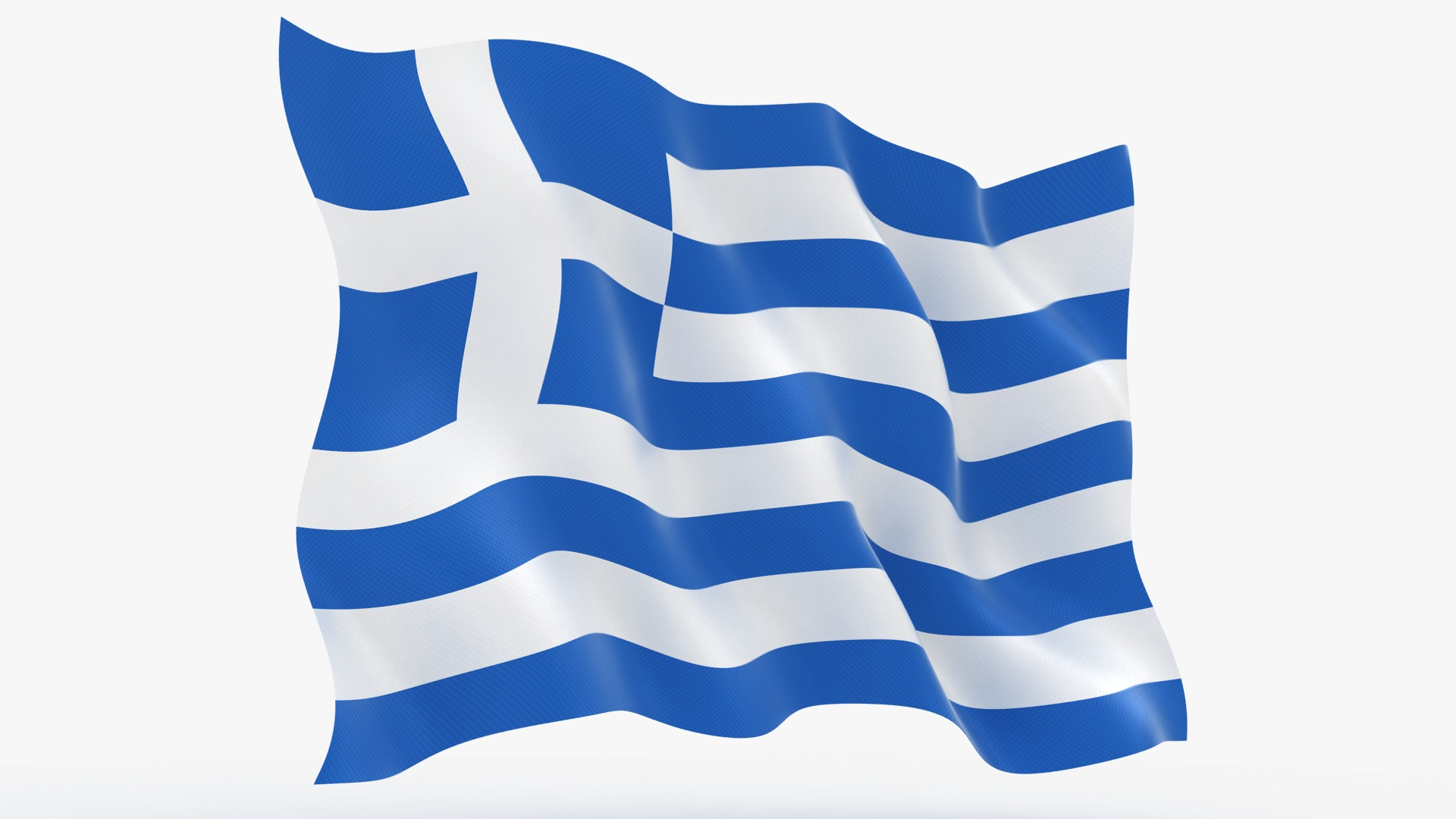 Greece Flag Animation 3D Model - TurboSquid 1614922