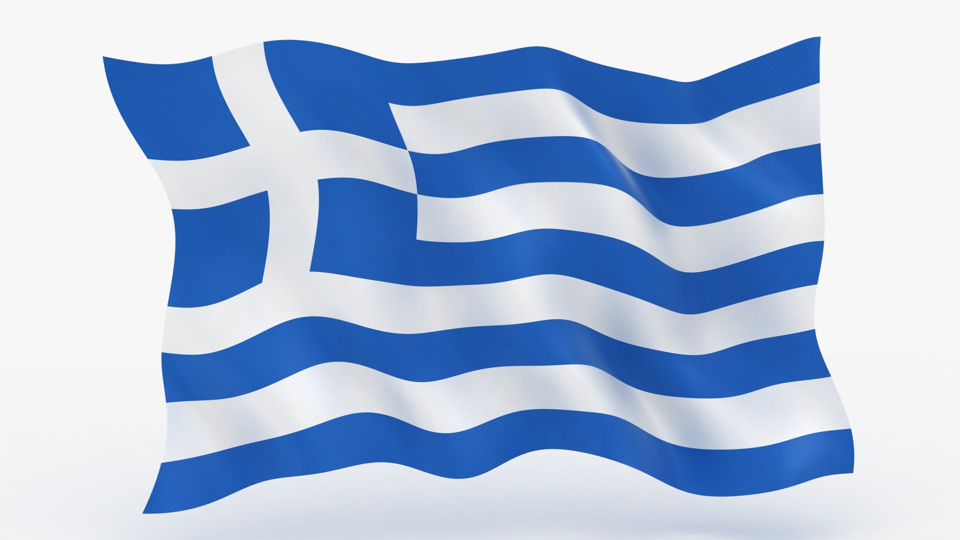 Greece Flag Animation 3D Model - TurboSquid 1614922