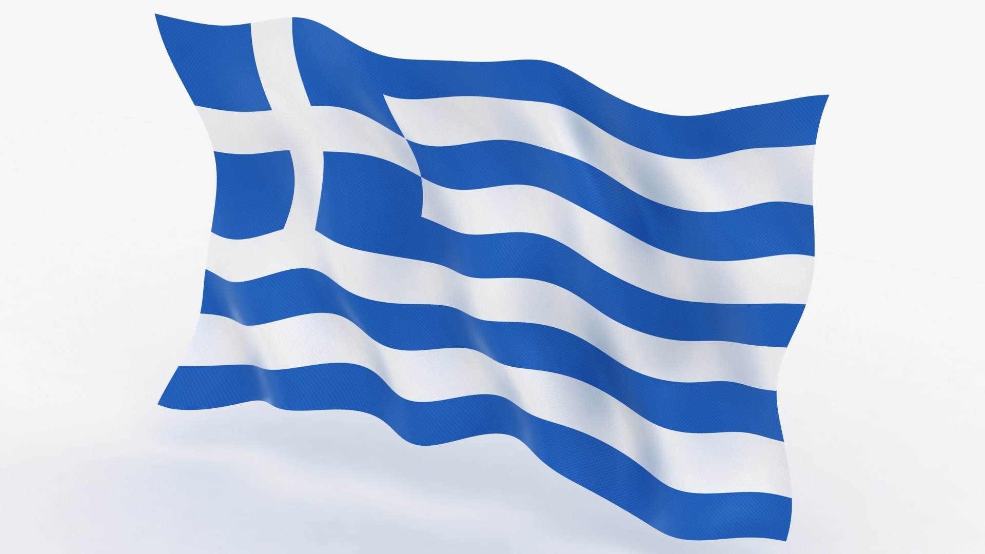 Greece Flag Animation 3D Model - TurboSquid 1614922