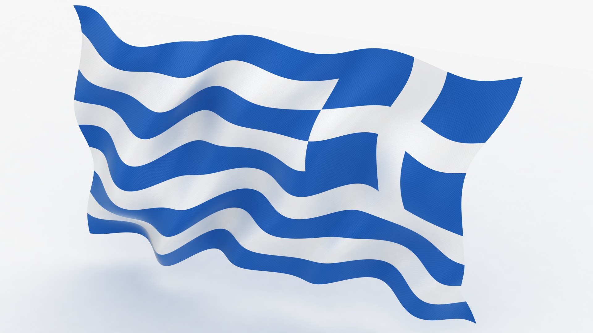 Greece Flag Animation 3D Model - TurboSquid 1614922