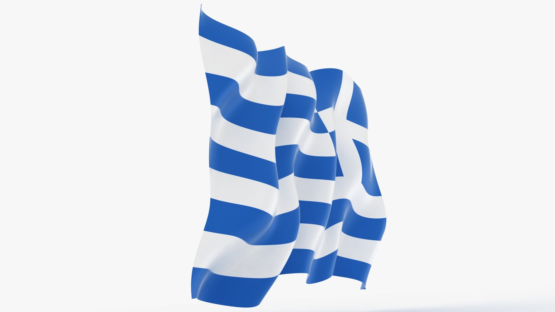 Greece Flag Animation 3D Model - TurboSquid 1614922