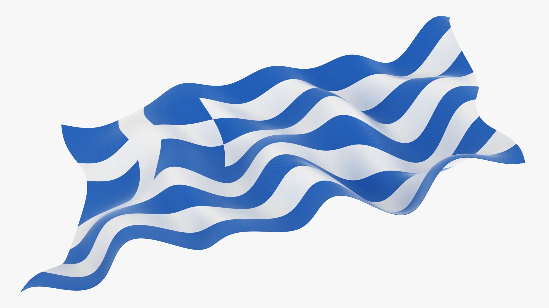 Greece Flag Animation 3D Model - TurboSquid 1614922