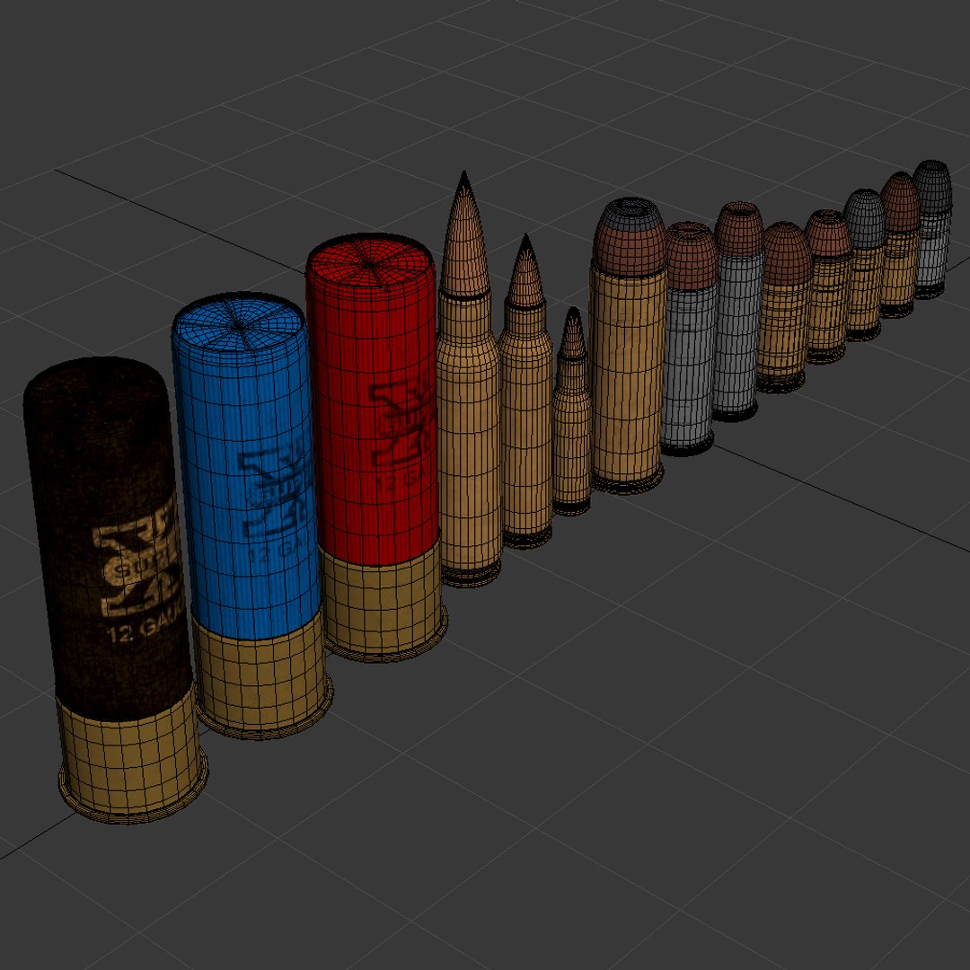 Bullet Package 3D | 1144735 | TurboSquid