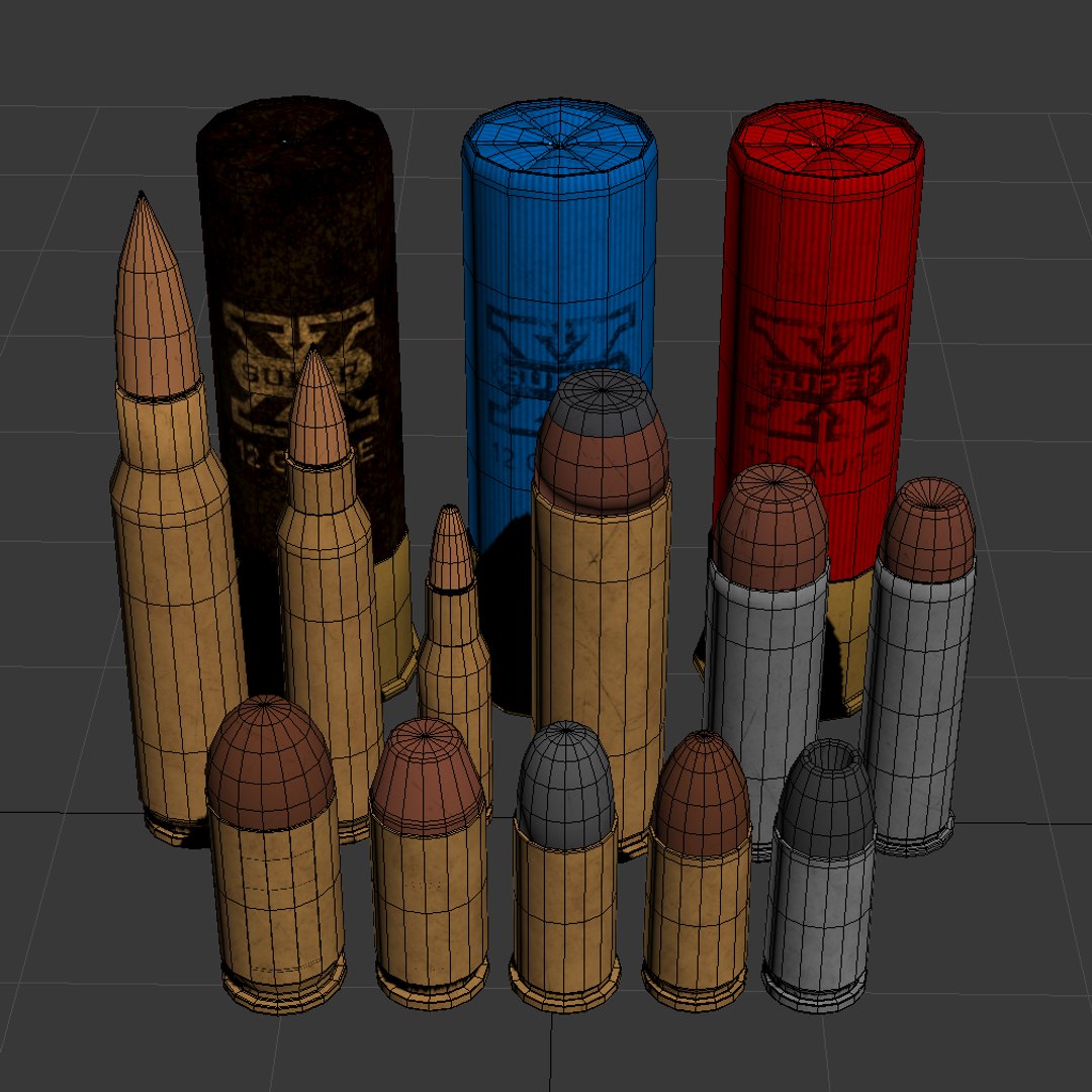 Bullet Package 3D | 1144735 | TurboSquid