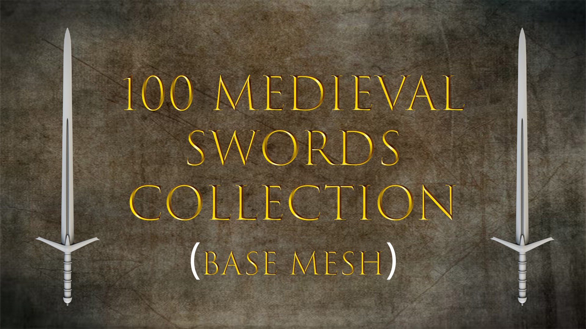 100 Medieval Swords Collection Base Mesh 3D Model - TurboSquid 2361945