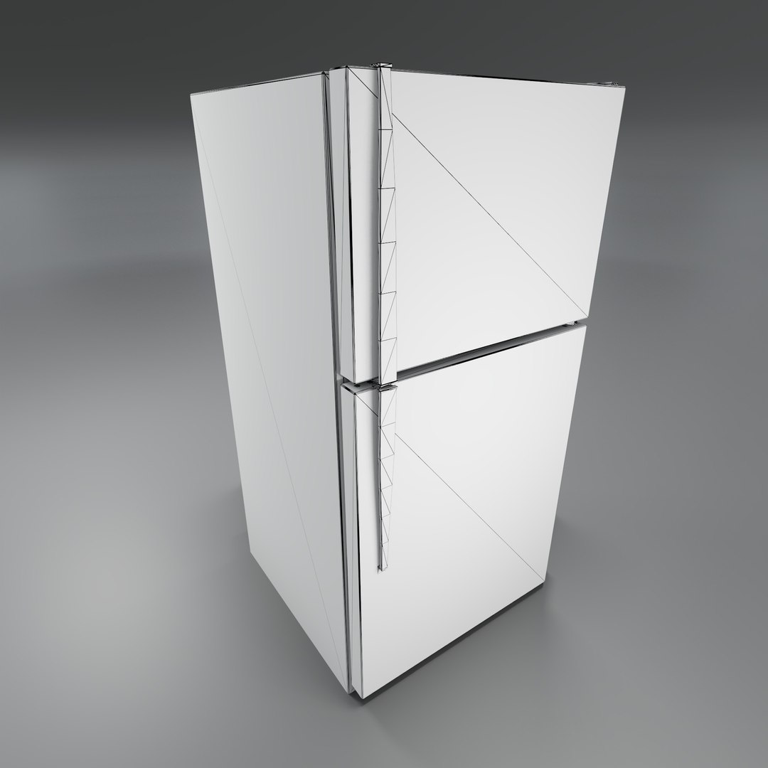 Old Refrigerator 3D Model - TurboSquid 1635982