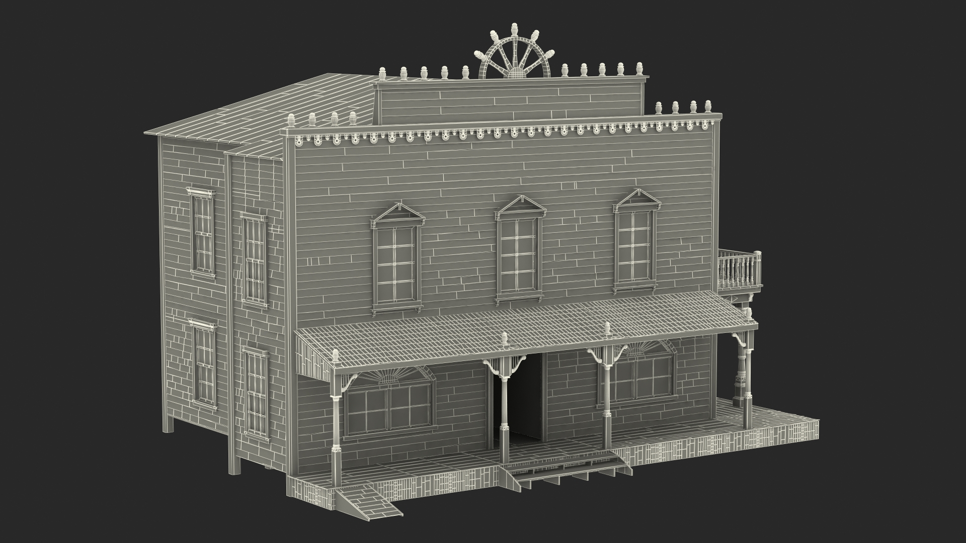 Western Houses Collection model - TurboSquid 2139757