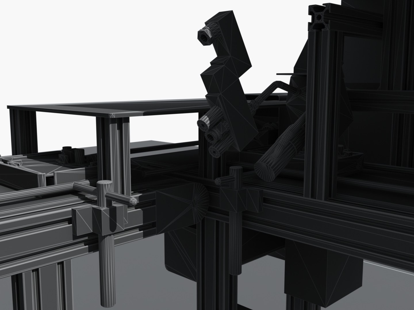 Industrial Equipment 7-Automatic Production Line 3D model - TurboSquid ...