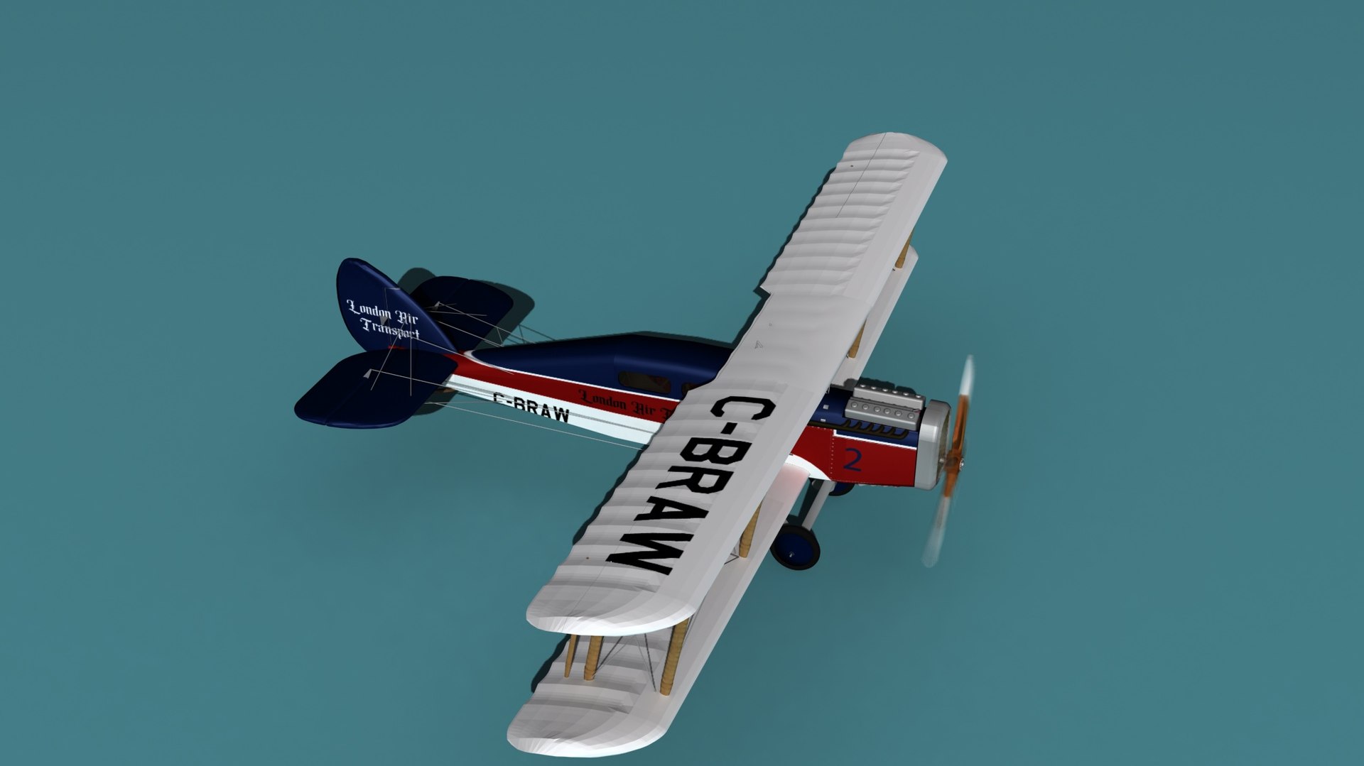 3D Airco DH-4 London Air Transport Model - TurboSquid 1752351