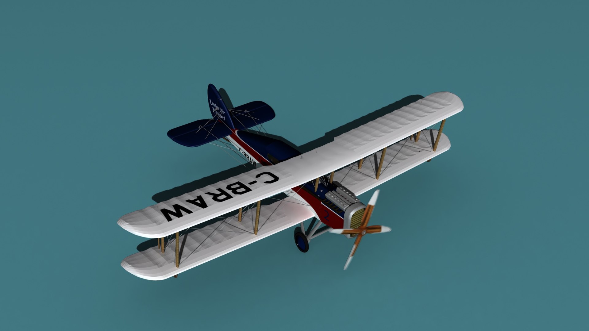 3D Airco DH-4 London Air Transport Model - TurboSquid 1752351