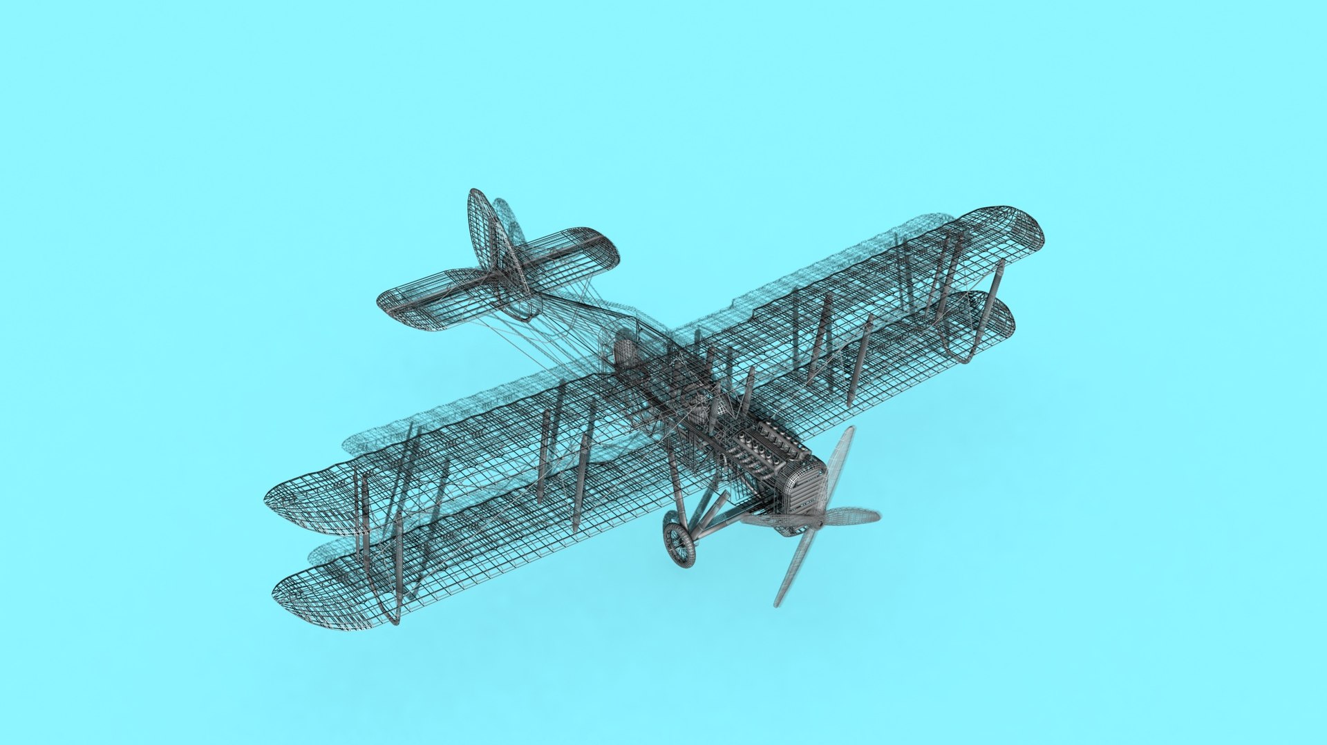 3D Airco DH-4 London Air Transport Model - TurboSquid 1752351