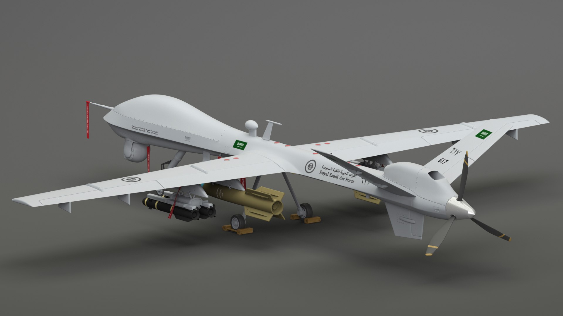 Mq 9 Predator 3d Model