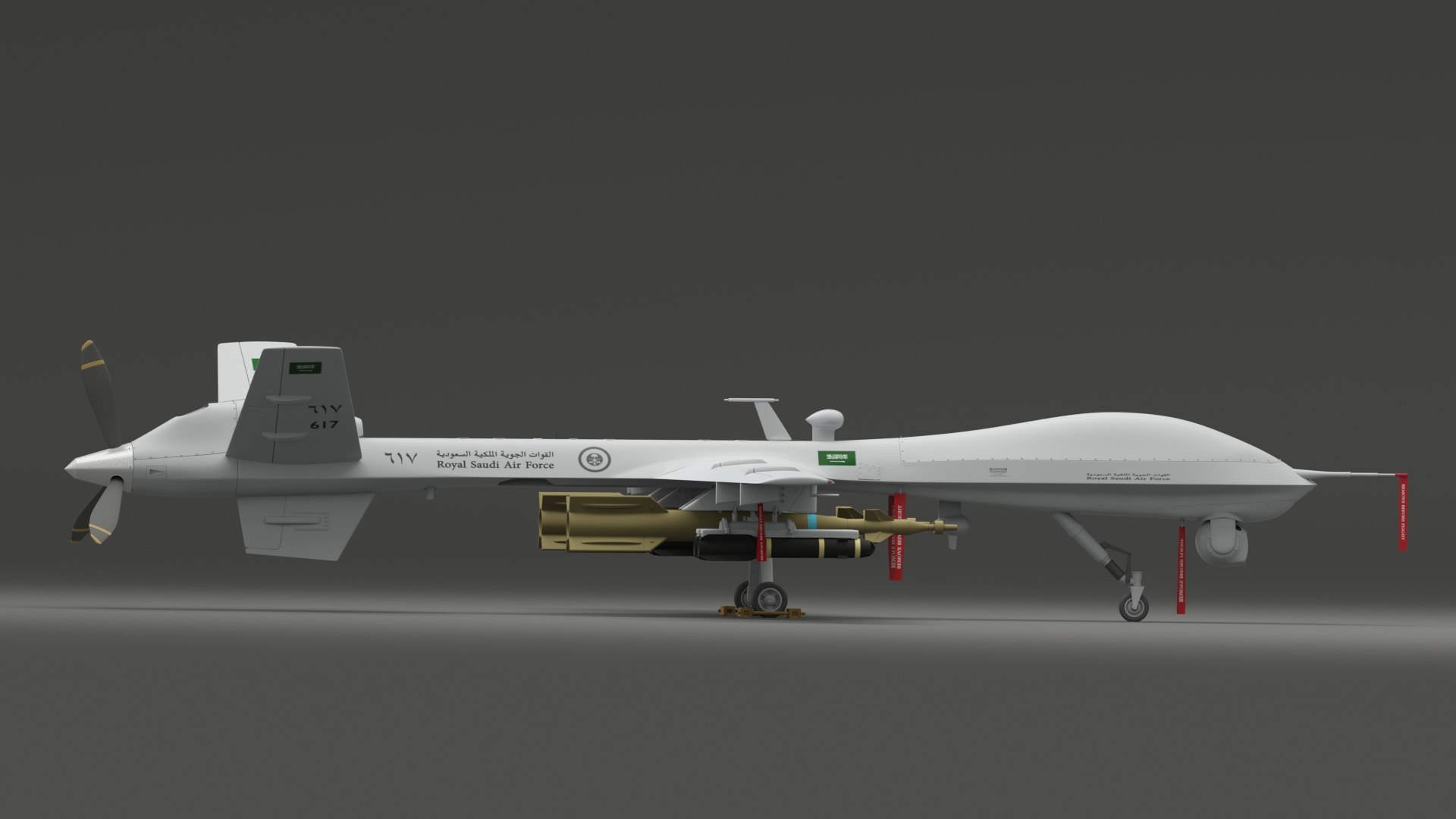 Mq 9 Predator 3d Model