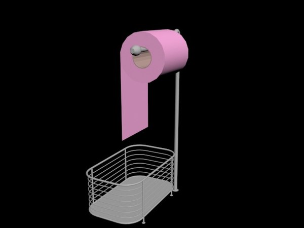 Toilet paper holder 3D model - TurboSquid 1325378
