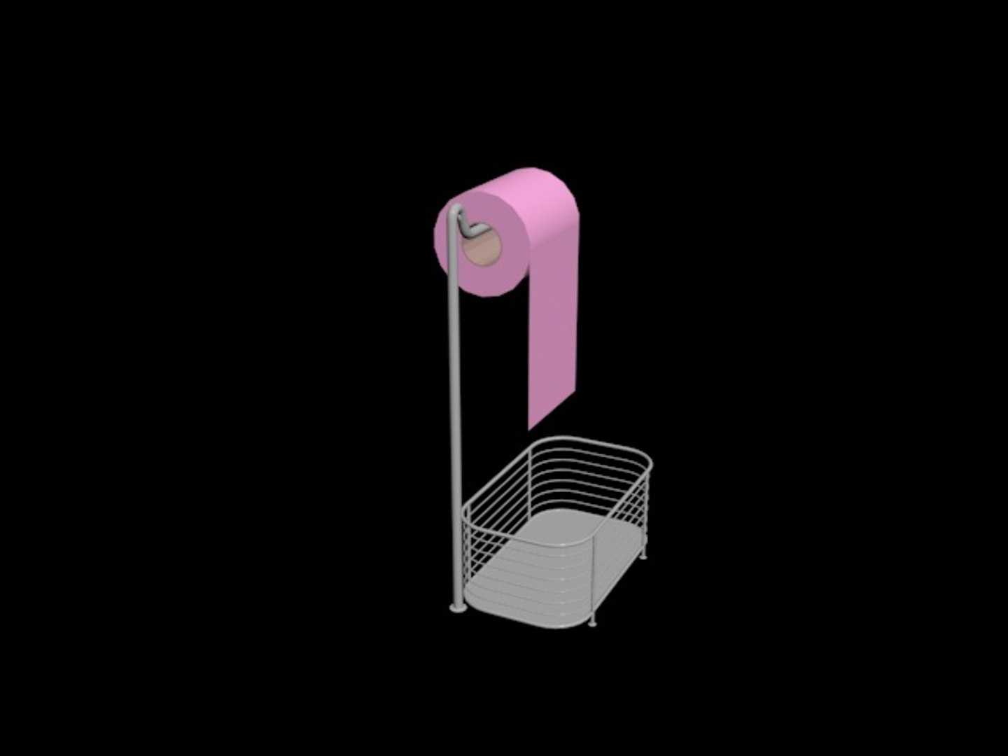 Toilet paper holder 3D model - TurboSquid 1325378