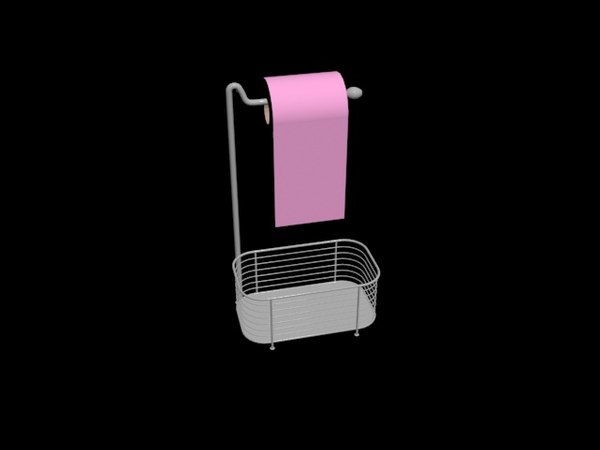 Toilet paper holder 3D model - TurboSquid 1325378