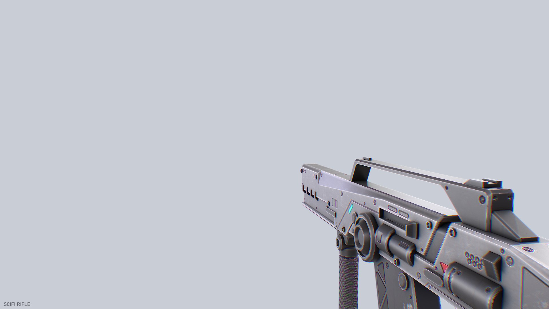Scifi Rifle 3D Model - TurboSquid 2410294