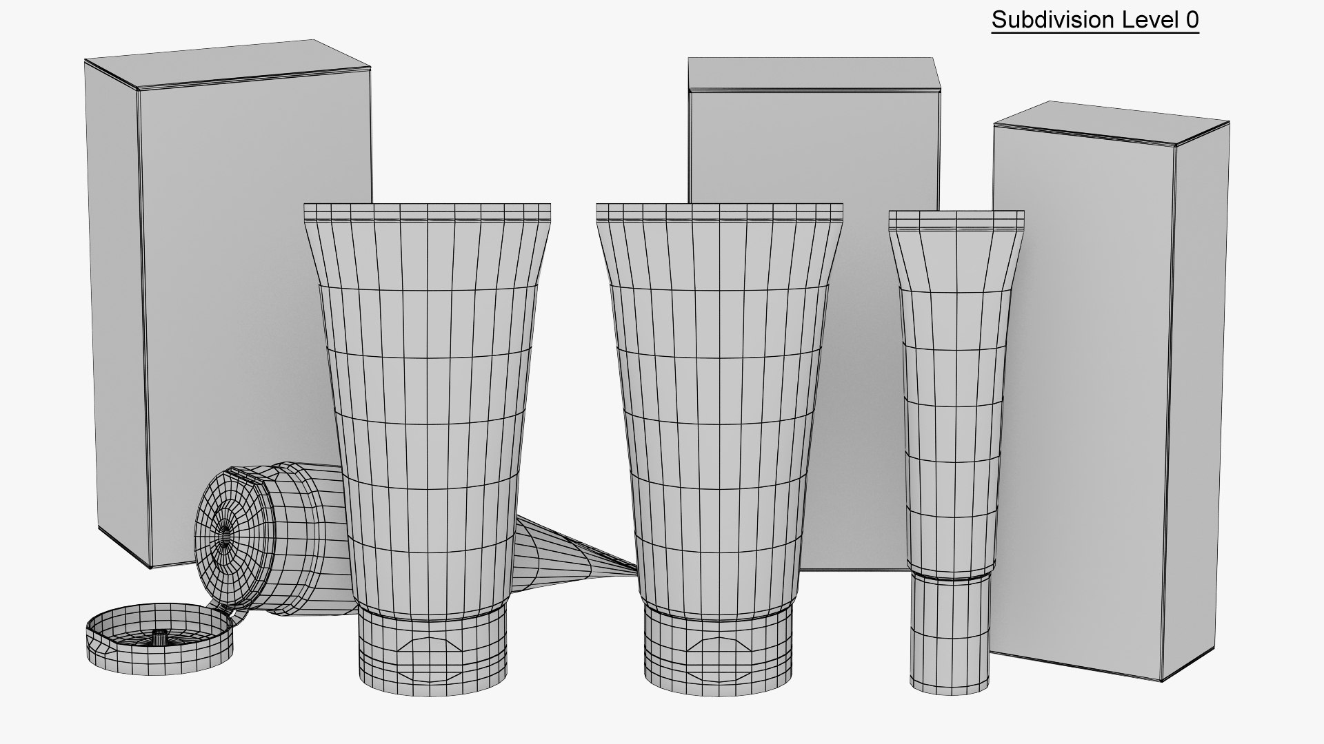 3D model creams set 03 - TurboSquid 1554638