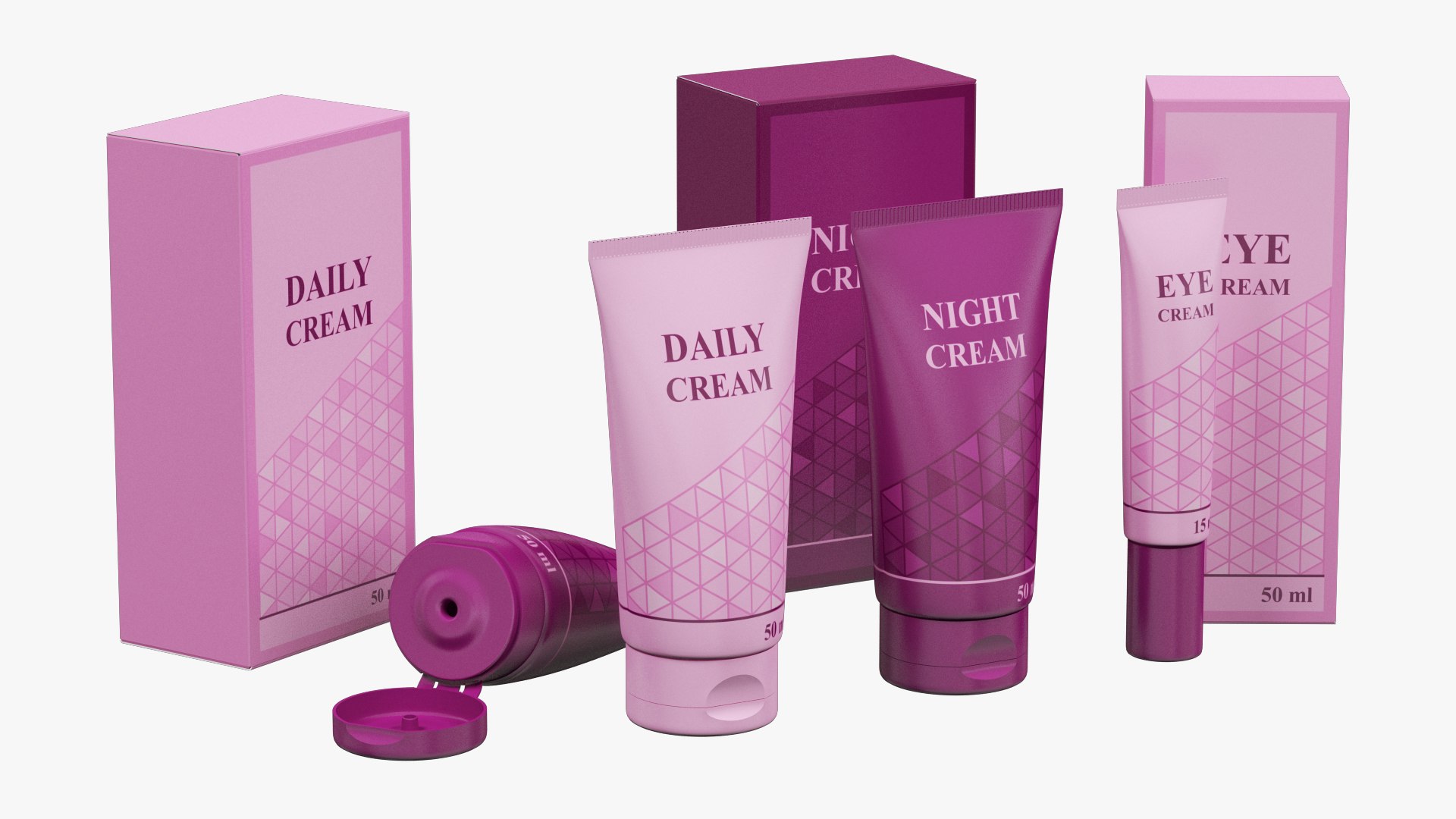 3D model creams set 03 - TurboSquid 1554638