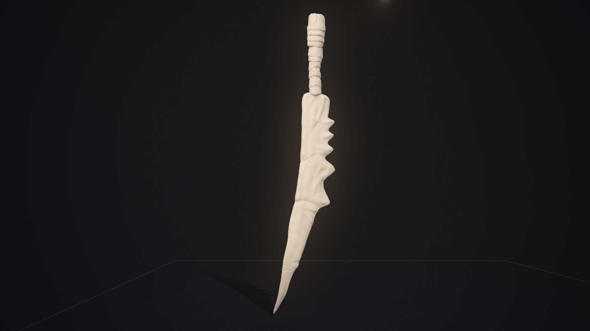 Skeletal Bone Sword 3D Model - TurboSquid 2427661