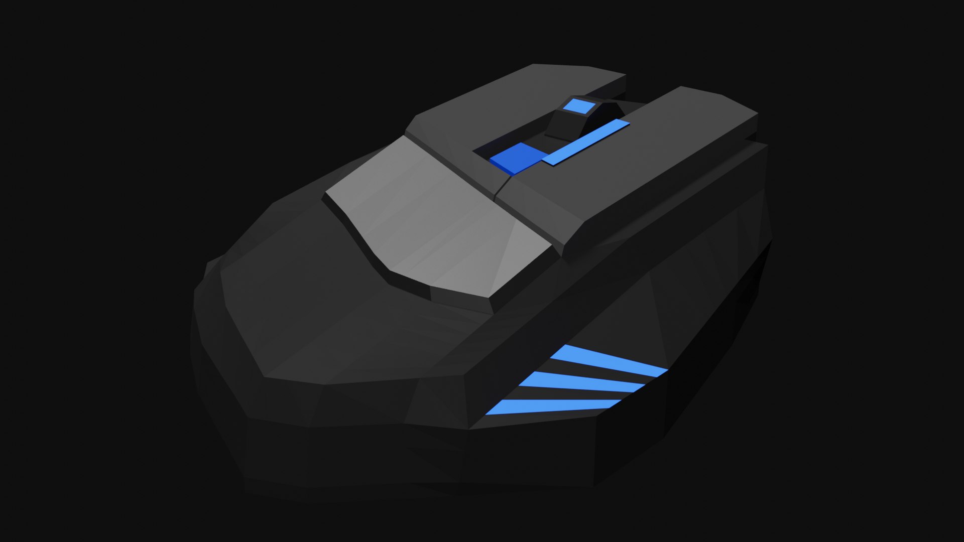 3D model Lowpoly Gaming Mouse - TurboSquid 1732806