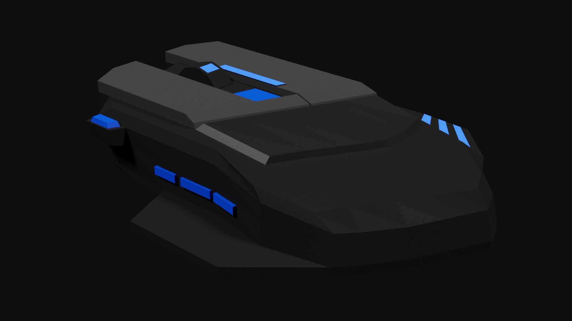 3D model Lowpoly Gaming Mouse - TurboSquid 1732806