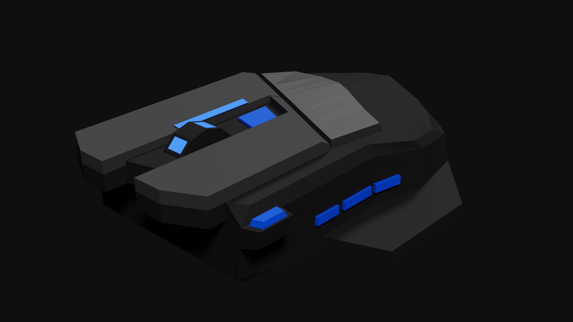 3D model Lowpoly Gaming Mouse - TurboSquid 1732806
