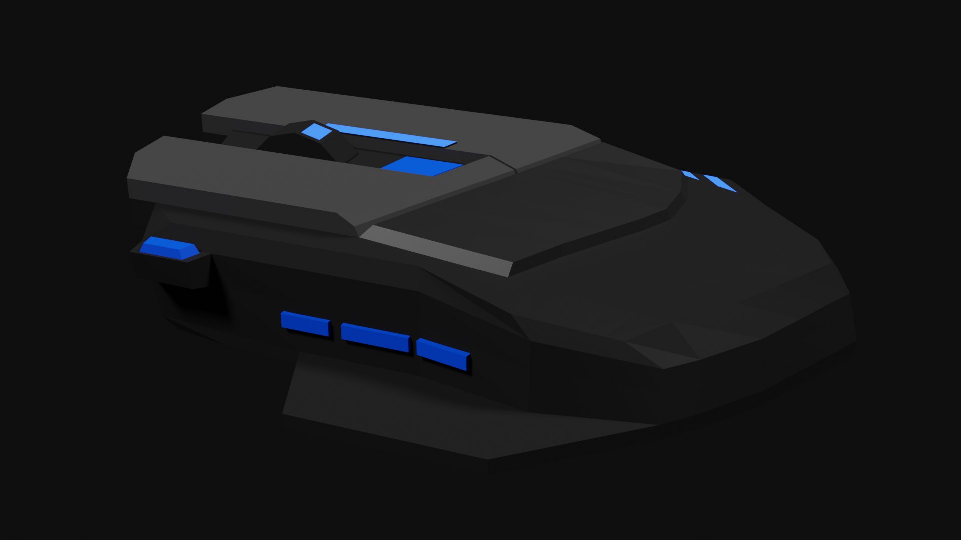 3D model Lowpoly Gaming Mouse - TurboSquid 1732806