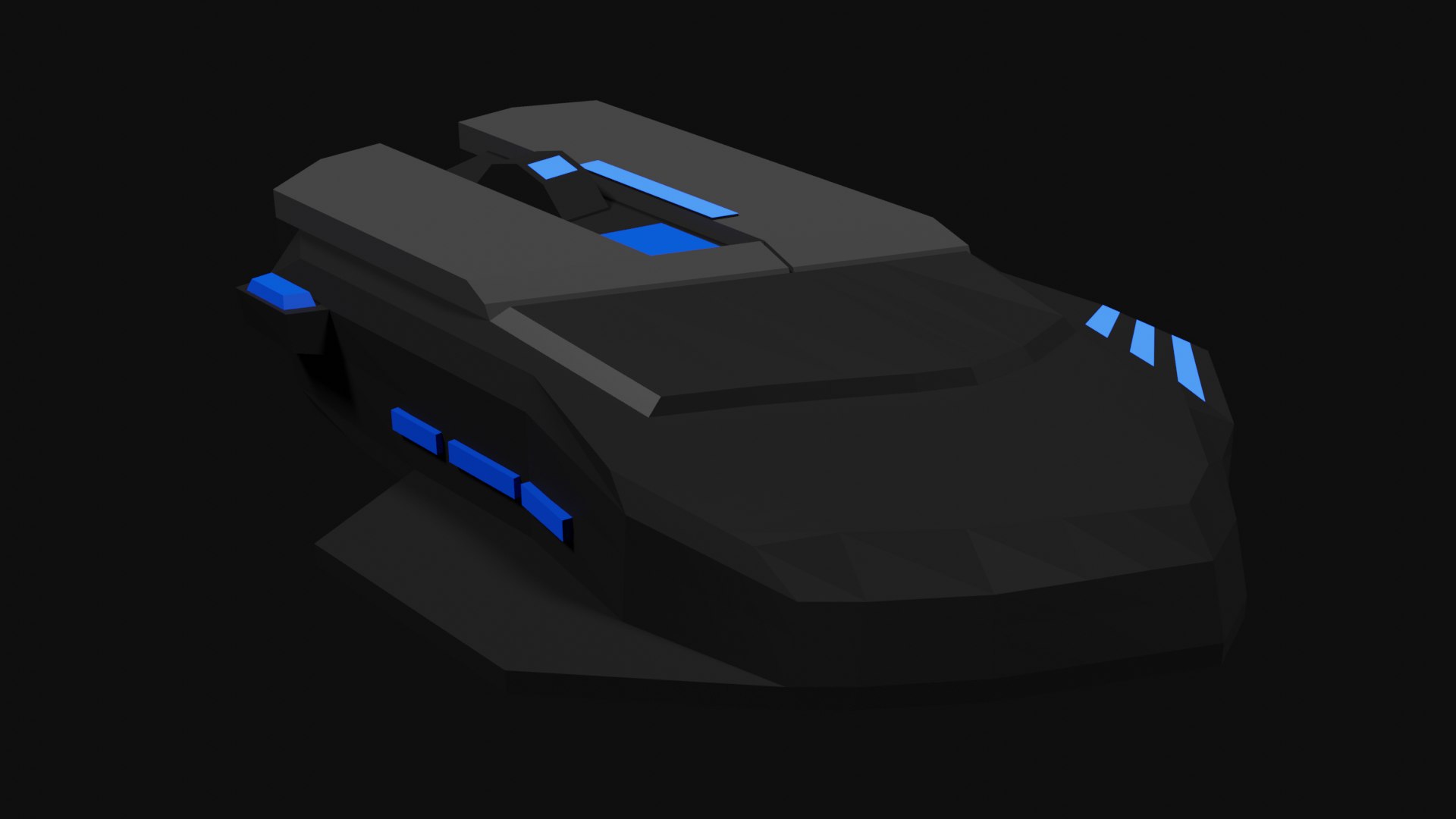 3D model Lowpoly Gaming Mouse - TurboSquid 1732806