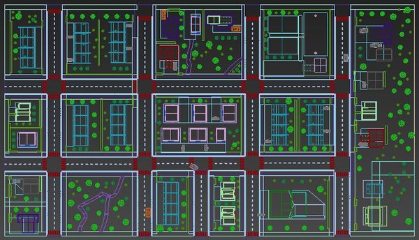 3d modular city model