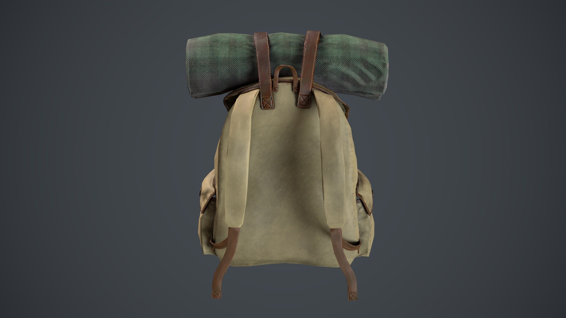 Low-poly Backpack Pbr 3D Model - TurboSquid 1694211