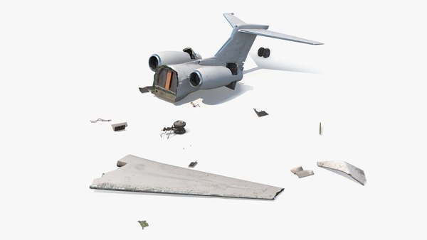 Wrack des hinteren Rumpfes eines Jets abgestürzt 3D-Modell - TurboSquid ...